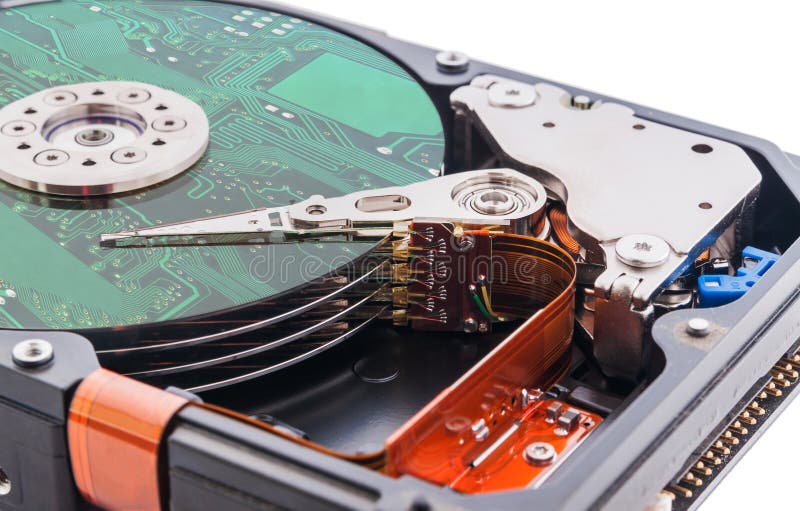 Hard disk drive. stock image. Image of integrated, digital - 30614057