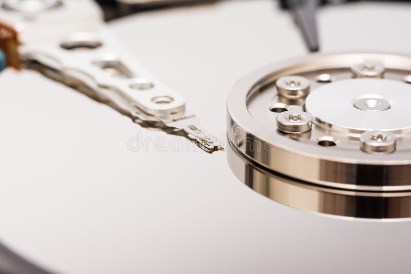 Hard Disk Drive Close Up stock image. Image of memory - 38083187