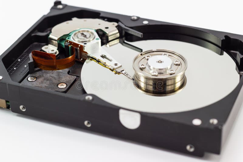 Hard Disk Drive for Computer Data Storage Technology Stock Photo ...