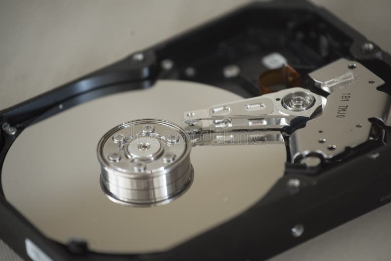 Hard Disk Drive Data Storage for Computers Stock Image - Image of ...