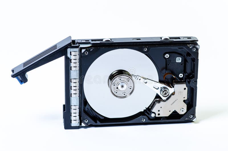 Hard Disk Drive HDD of Different Size Isolated on White Stock Photo ...