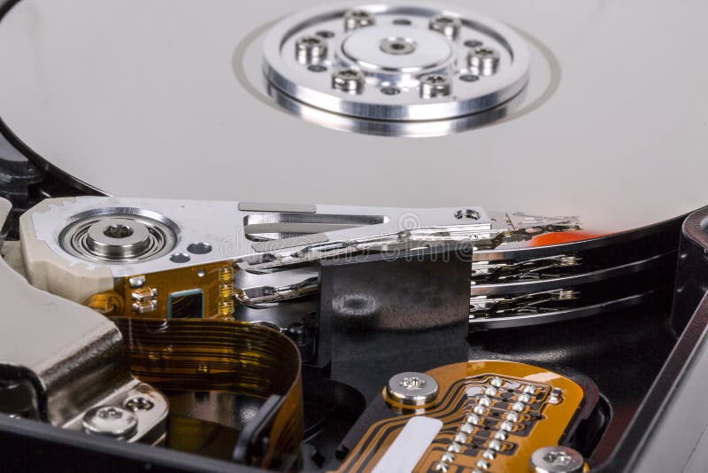 Hard disk drive Head stock image. Image of electronics - 20320489