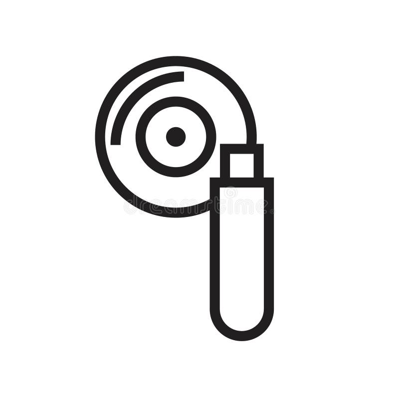 Hard Disk Drive Icon Black Line Art Vector Logo Set Stock Vector ...