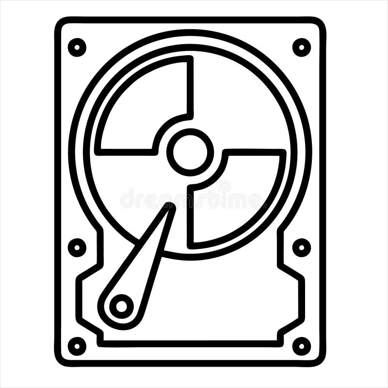 Hard Disk Drive Icon Stock Illustrations – 6,519 Hard Disk Drive Icon ...