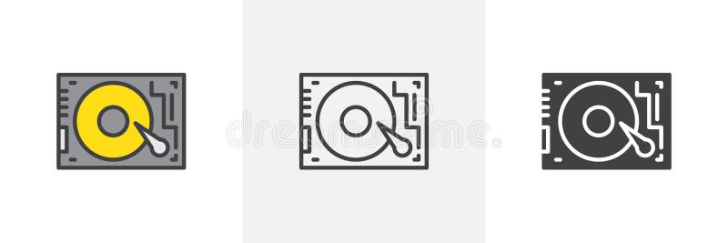 Hard disk drive icon stock vector. Illustration of information - 146390021 Hard disk drive icon stock vector. Illustration of information - 146390021