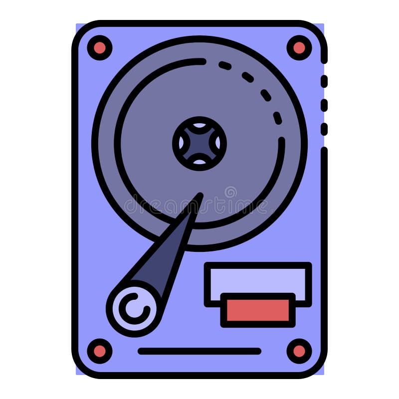 Hard Disk Drive Icon Color Outline Vector Stock Vector - Illustration ... Hard Disk Drive Icon Color Outline Vector Stock Vector - Illustration ...
