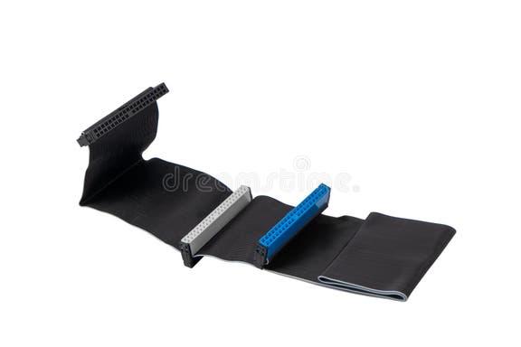 Hard Disk Drive IDE Connector Isolated on White Background. Connectors ...