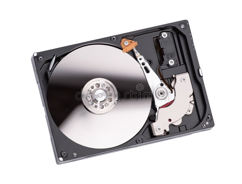 Hard disk drive inside stock image. Image of disc, disk - 363159277