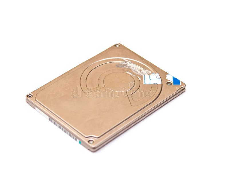 Hard Disk Drive and Compact Dics Isolated on White Stock Photo - Image ...