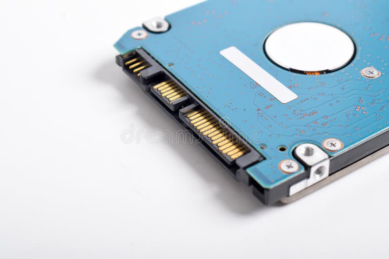 Hard Disk Drive on White Background. Computer HDD Hard Disk Drive Stock ...
