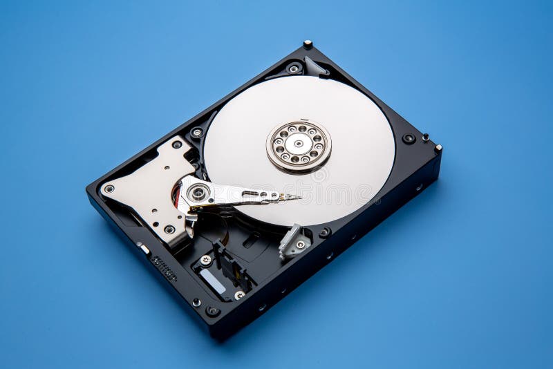 Hard Disk Drive and Open Cover. Computer Hardware, Hard Disk, Storage ...