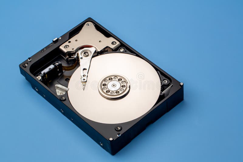 Hard Disk Drive and Open Cover. Computer Hardware, Hard Disk, Storage ...