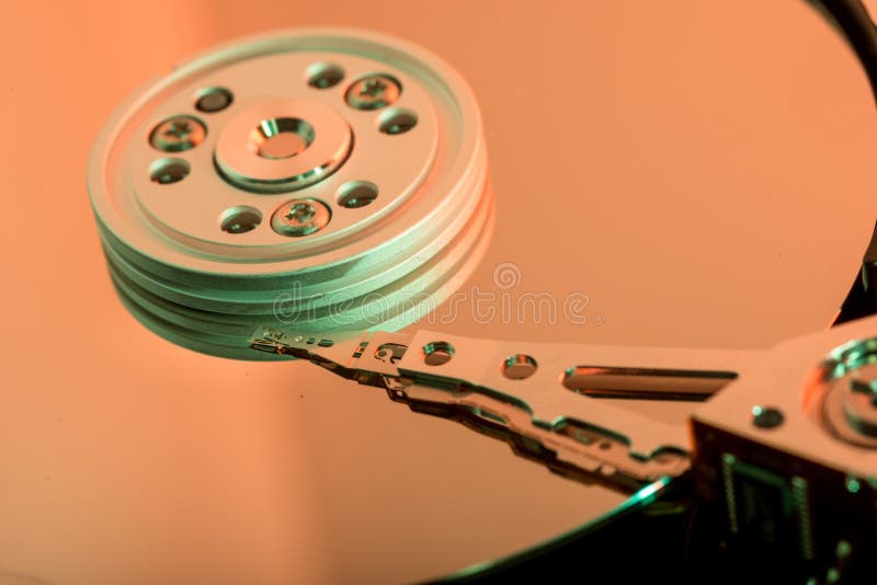 Hard disk drive plate stock image. Image of cool, gigabyte - 50177185