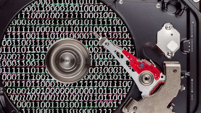Damaged Hard Drive Reading Data Error Stock Footage - Video of ...