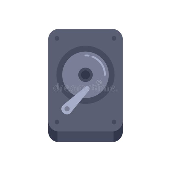 Hard Disk Drive Spinning Platter with Read Write Head Accessing Data ...