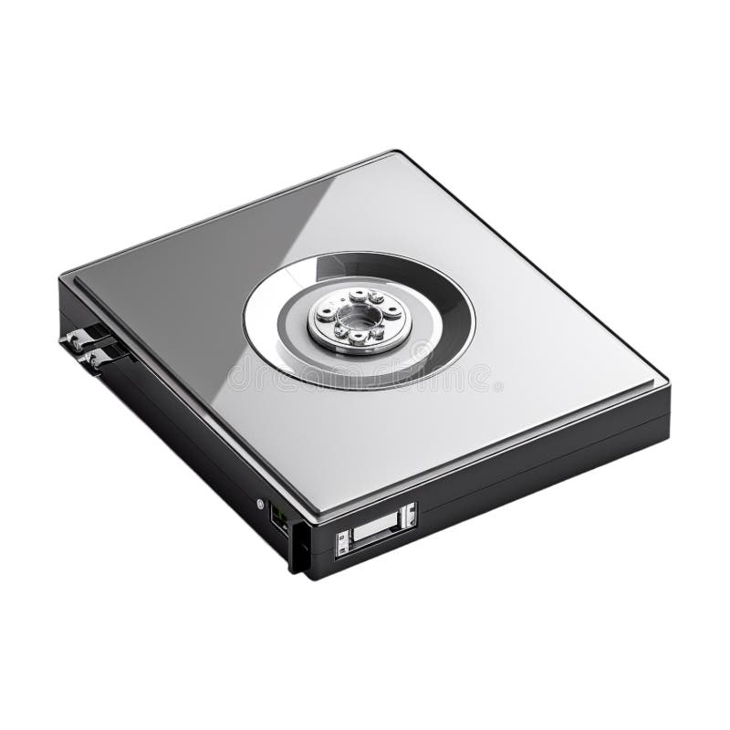 Hard Disk or Disk Drive on Transparent Background - Ai Generated Stock ...