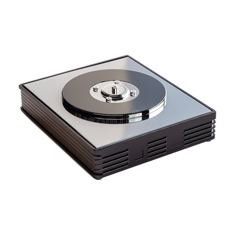 Hard Disk or Disk Drive on Transparent Background - Ai Generated Stock ...