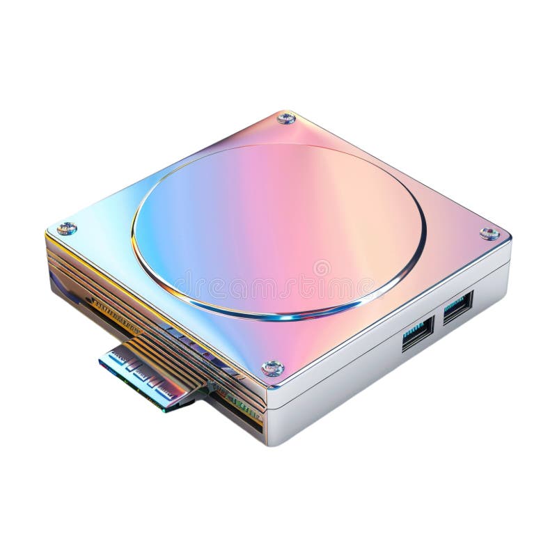 Hard Disk or Disk Drive on Transparent Background - Ai Generated Stock ...