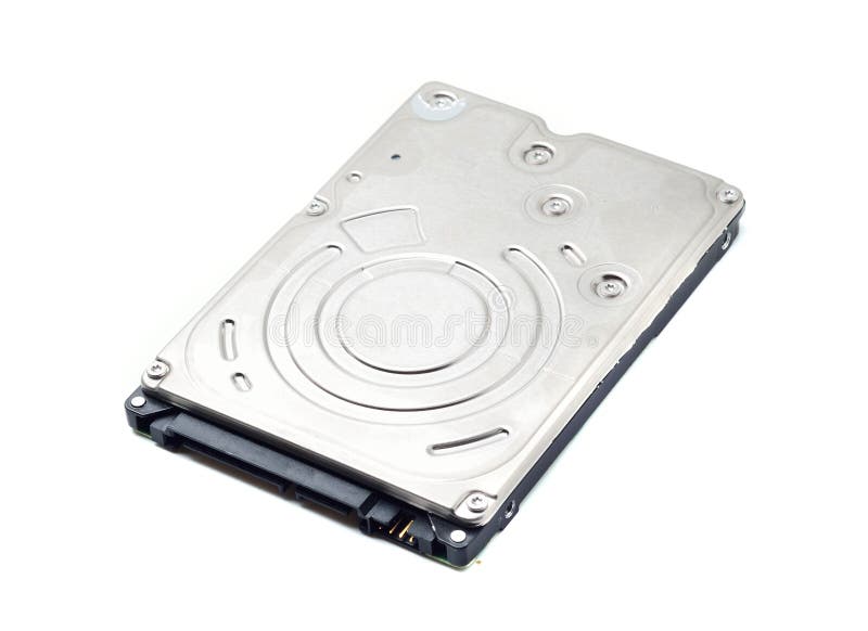 Hard Disk Drive on White stock image. Image of electronic - 30821735