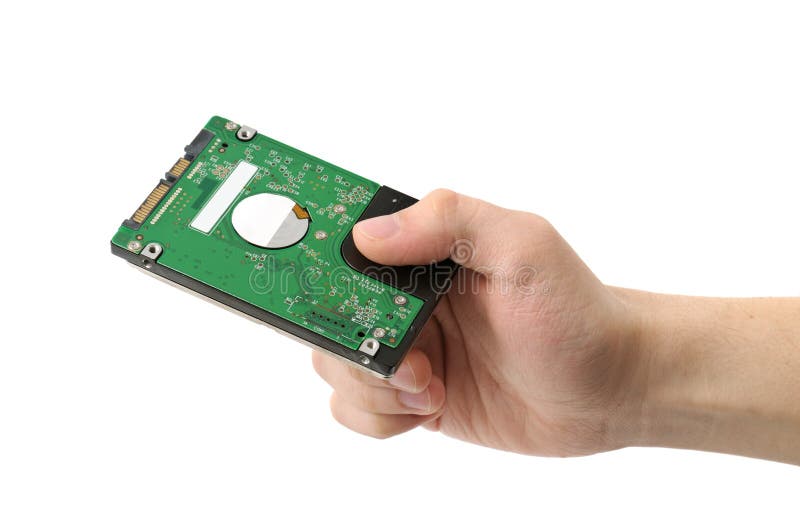Hard disk and flash memory stock image. Image of isolated - 6286525