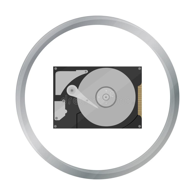 Computer Hard Disk Drive Platter Stock Illustrations – 115 Computer ...