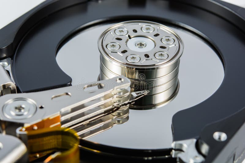 Hard disk inside stock photo. Image of computing, data - 36635498