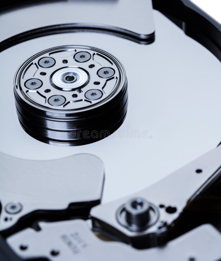 Hard disk memory close-up stock image. Image of hardware - 91099833