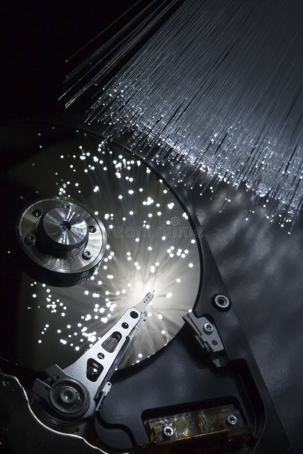 Optical fibers stock photo. Image of data, aqua, media - 16575568