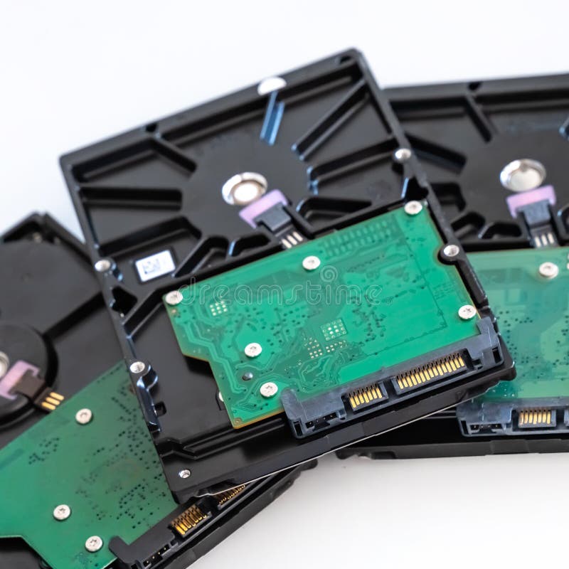 Hard Disk with Printed Circuit Board Computer Device Network Stock ...