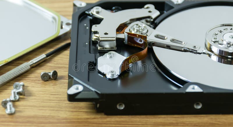 Hard Disk Repair Computer Data Recovery Stock Image - Image of data ...