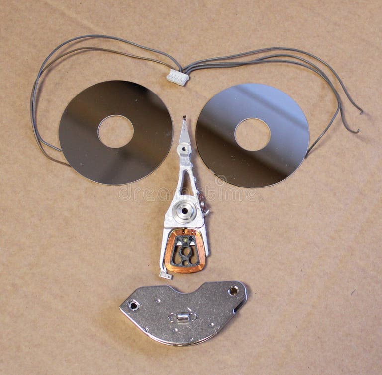 Hard disk smile stock photo. Image of face, computer - 64576556