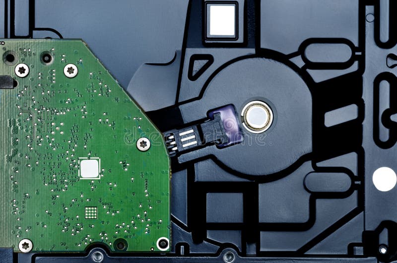 Hard Drive Background. HDD. Down Side Hard Drive Stock Image - Image of ...