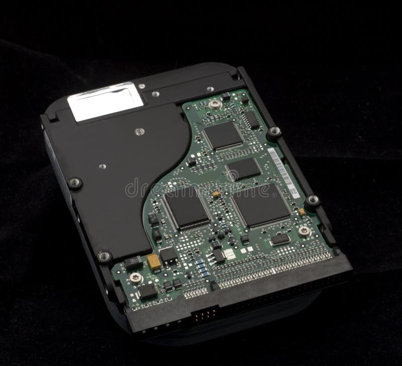 Hard drive circuit board stock image. Image of circuit - 10916741