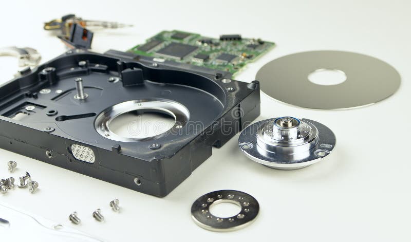 Hard Drive from the Computer Stock Image - Image of memory, internet ...