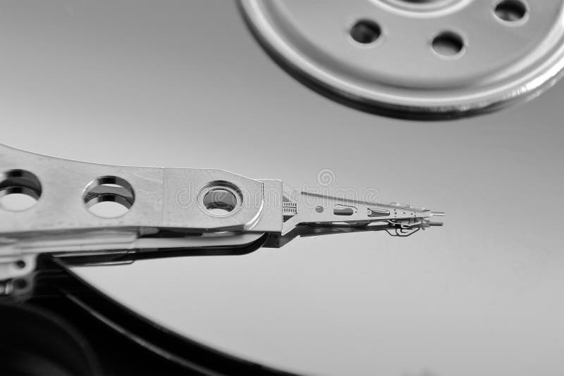 Hard Drive Disk (Open) stock image. Image of opened, black - 63526437