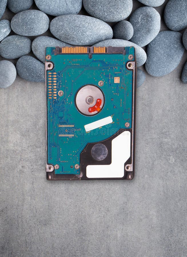 Hard drive stock image. Image of gadget, blue, machine - 233565889