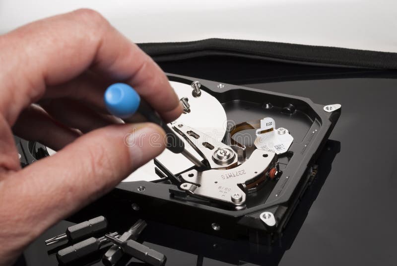 Hard drive fix stock image. Image of hardware, failure - 42278191