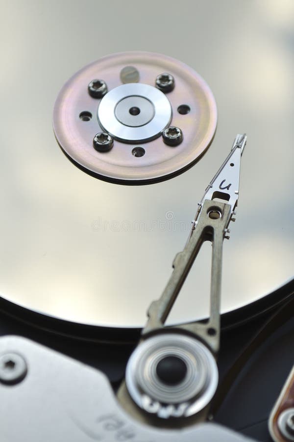 Hard drive fragment stock image. Image of modern, macro - 25073629