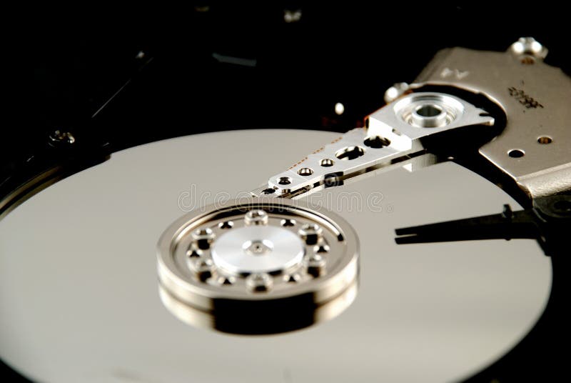 Hard drive interior stock photo. Image of clean, hard - 7629552