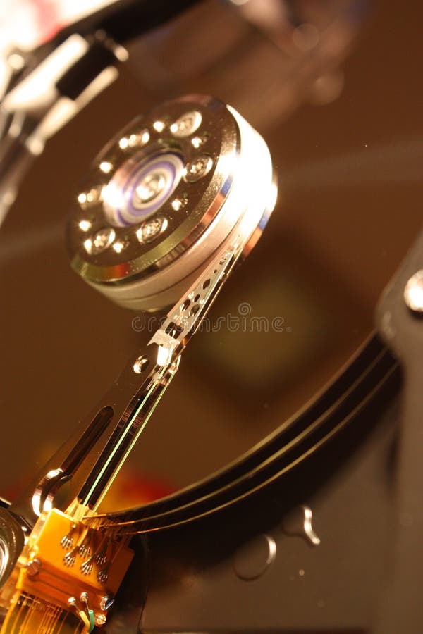 Hard Drive Interior stock image. Image of horizontal - 121354169