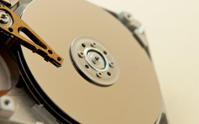 Hard drive internal parts stock image. Image of communications - 25810145