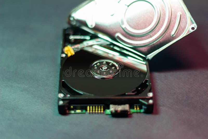 Hard Drive Open Hdd Memory Repair Deleted Data and Fix Stock Photo ...