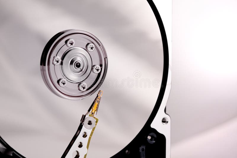 Hard drive needle top view stock image. Image of backup - 7681851