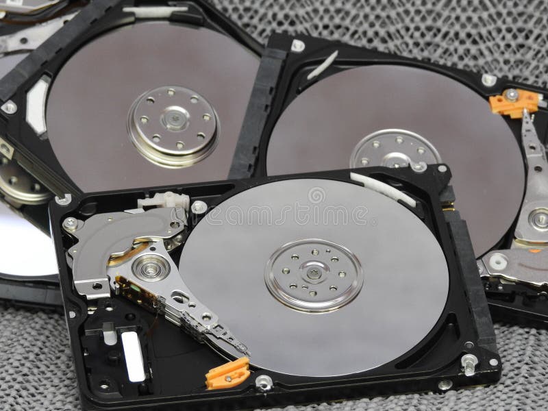 Open hard drives stock image. Image of datacenter, harddisk - 92813897