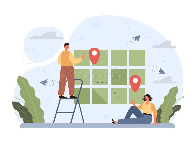 Hard or Easy Path Choice Concept. Difficult Decision-making, Stock ...