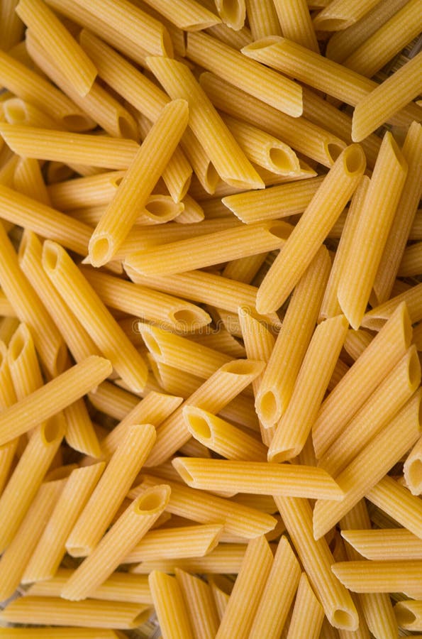 Hard Flour Pasta in a Plate on the Table Stock Image - Image of noodle ...