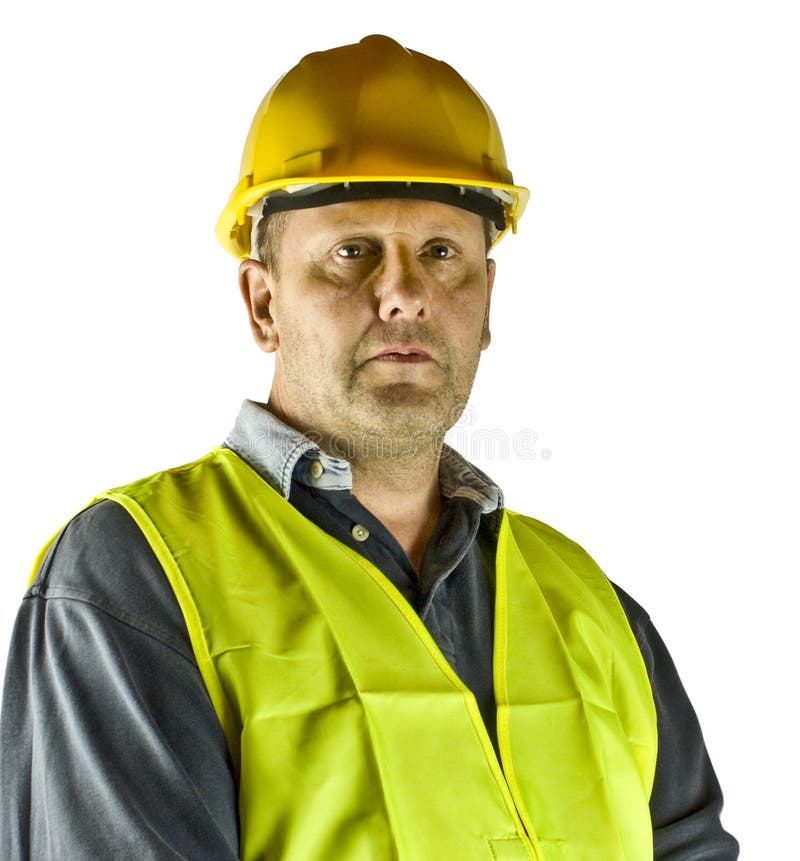 Hard hat stock photo. Image of portrait, safe, yellow - 16603606