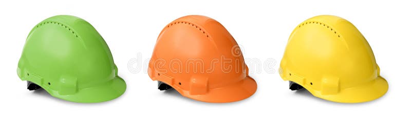 Hard hat color collection stock image. Image of headgear - 11968347
