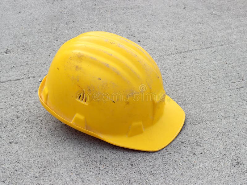 Hard hat on concrete stock photo. Image of life, hard - 24281562