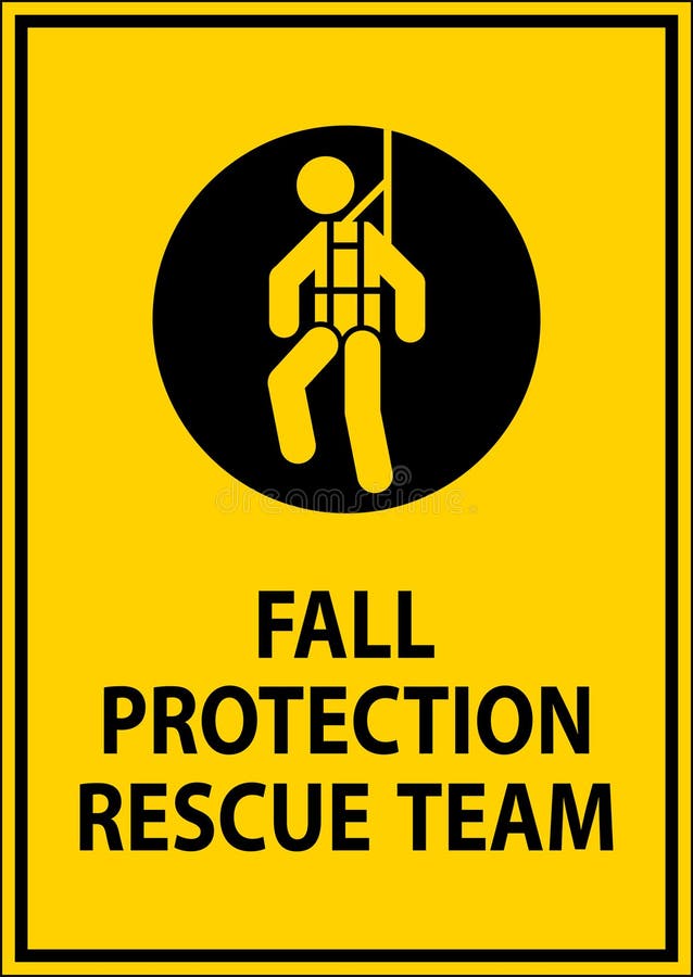 Hard Hat Decals, Danger Fall Protection Rescue Team Stock Vector ...